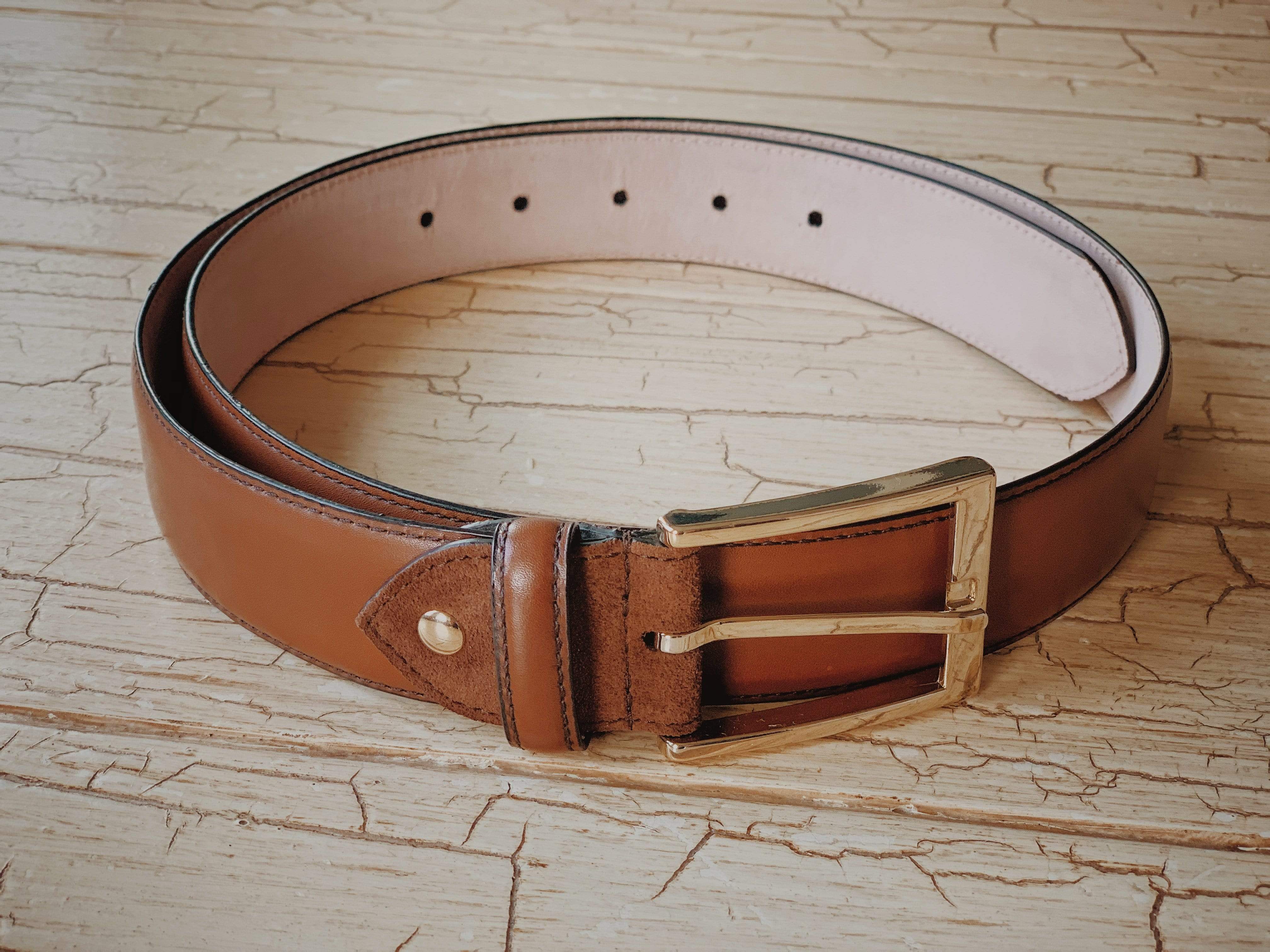 Cognac Harrison Belt – Anatoly & Sons