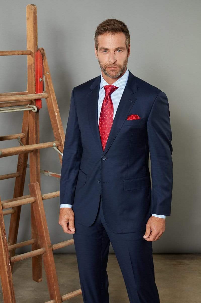 Solid Wool Suit | Super 150s Classic Fit – Anatoly & Sons
